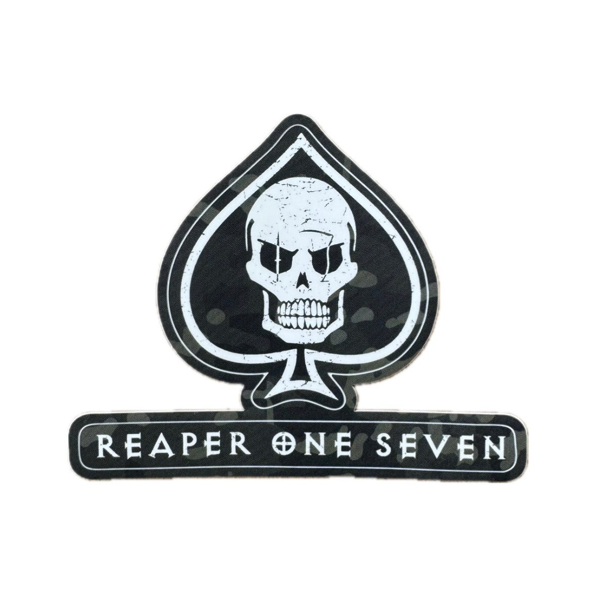 MC Black Sticker – Reaper One Seven